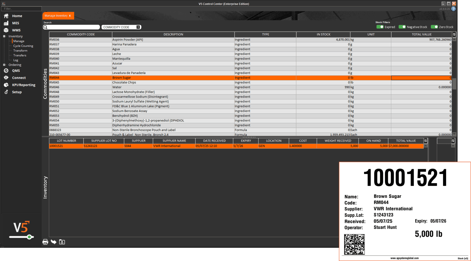 Warehouse Management System (WMS) – SG Systems Global